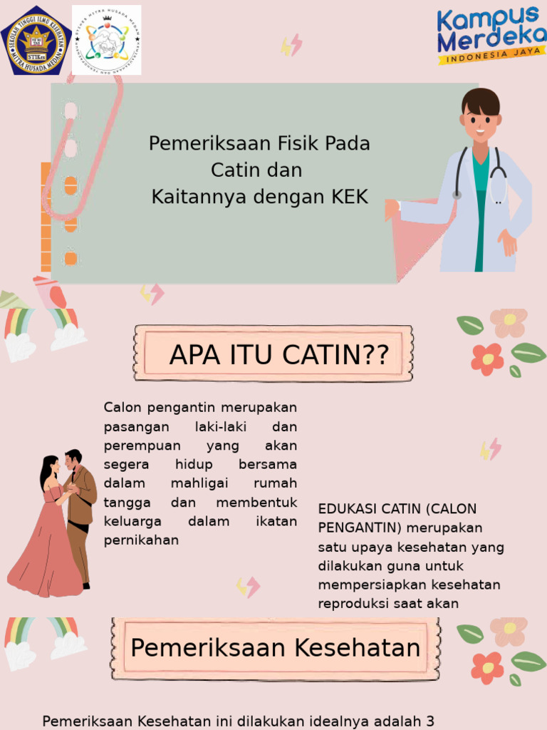 Pemeriksaan Kesehatan Calon Pengantin | PDF