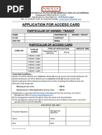 Access Card Form | PDF