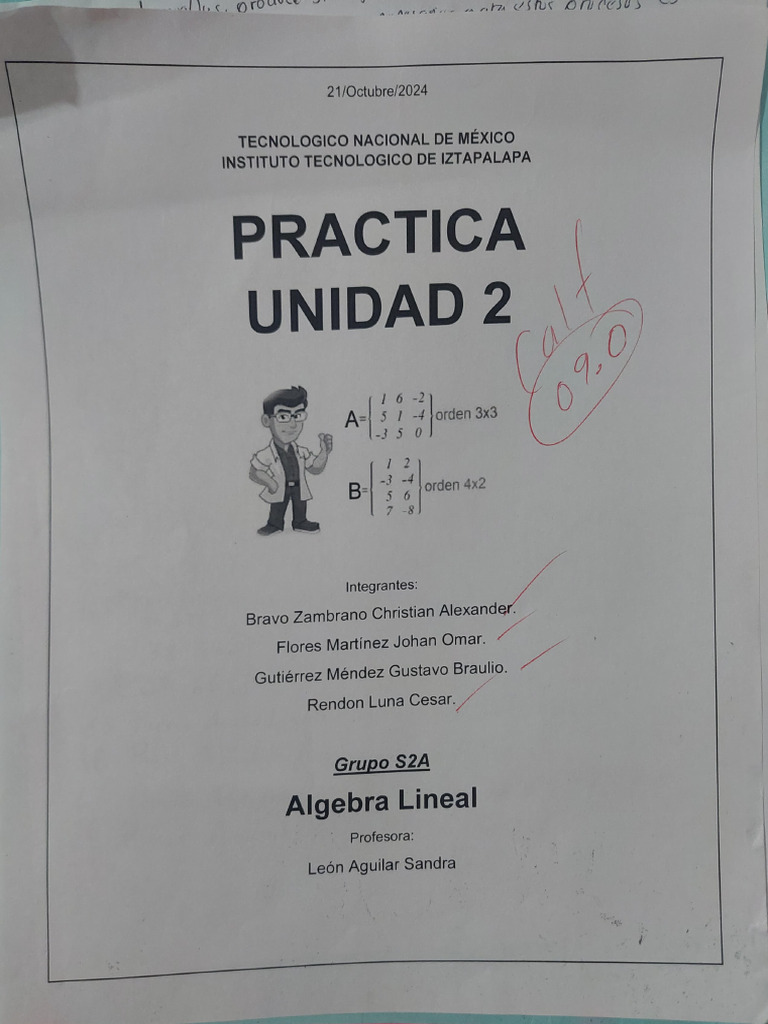 Practica Algebra | PDF