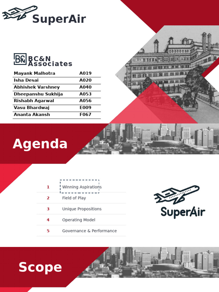 SuperAir PPT_V1 | PDF | Airlines | Aviation