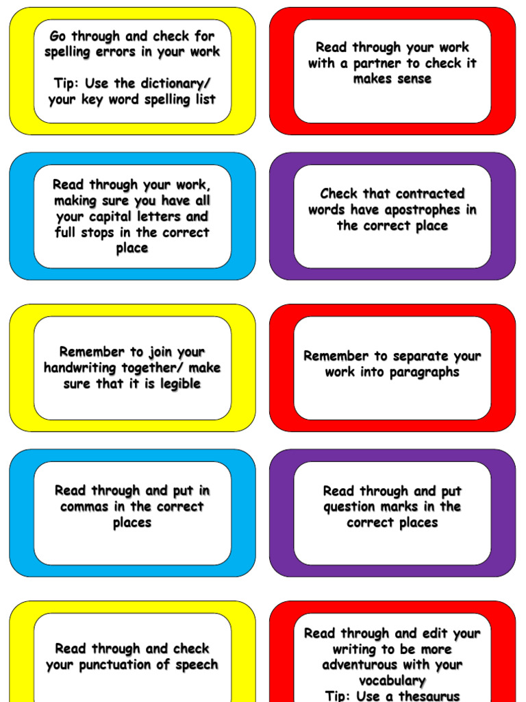 Writing Prompt Cards | PDF