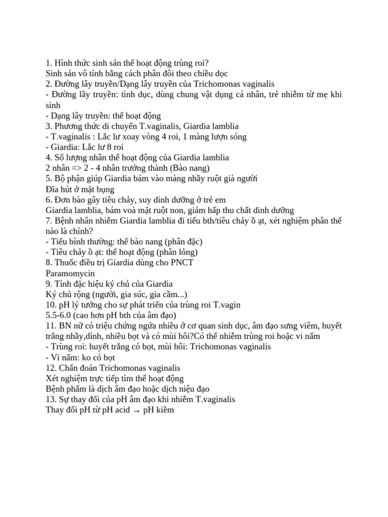 CÂU HỎI KST | PDF