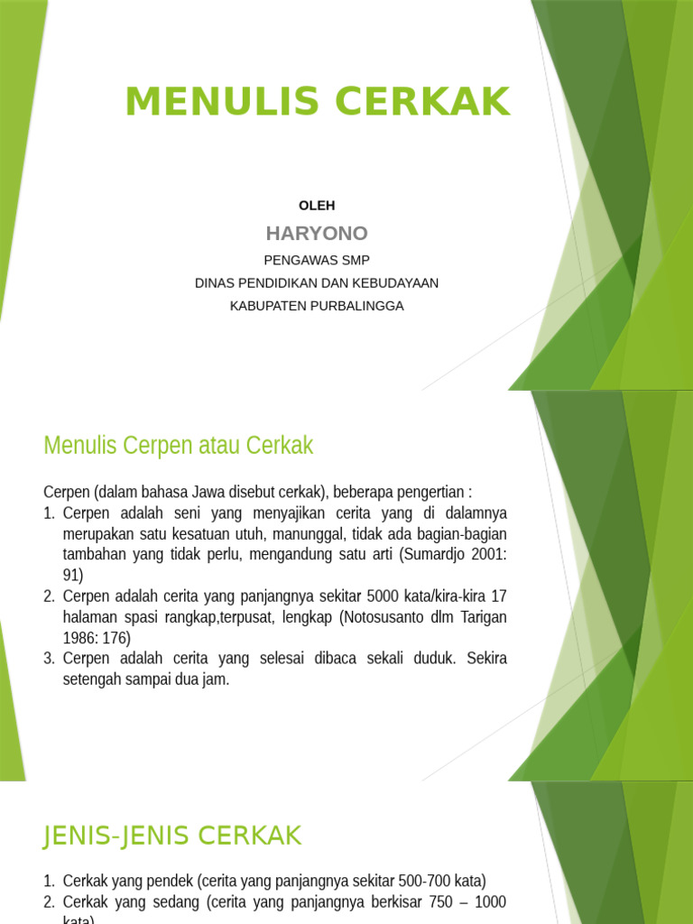 Panduan Menulis Cerkak Efektif | PDF | Fiksi Umum