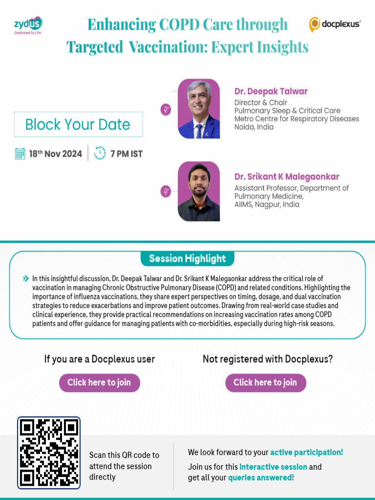 Enhancing-COPD-Care-through-Targeted-Vaccination - Expert-Insights-Invite 6 | PDF