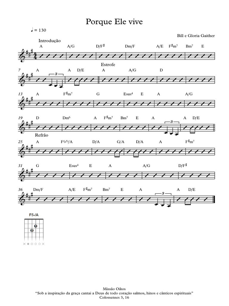 Porque Ele Vive | PDF