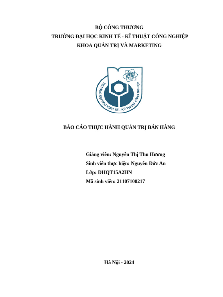 TH C Hành QTBH | PDF