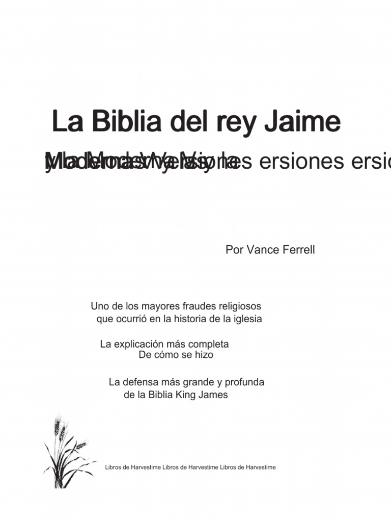 La King James & Version Moderna | PDF | Biblia | King James Version