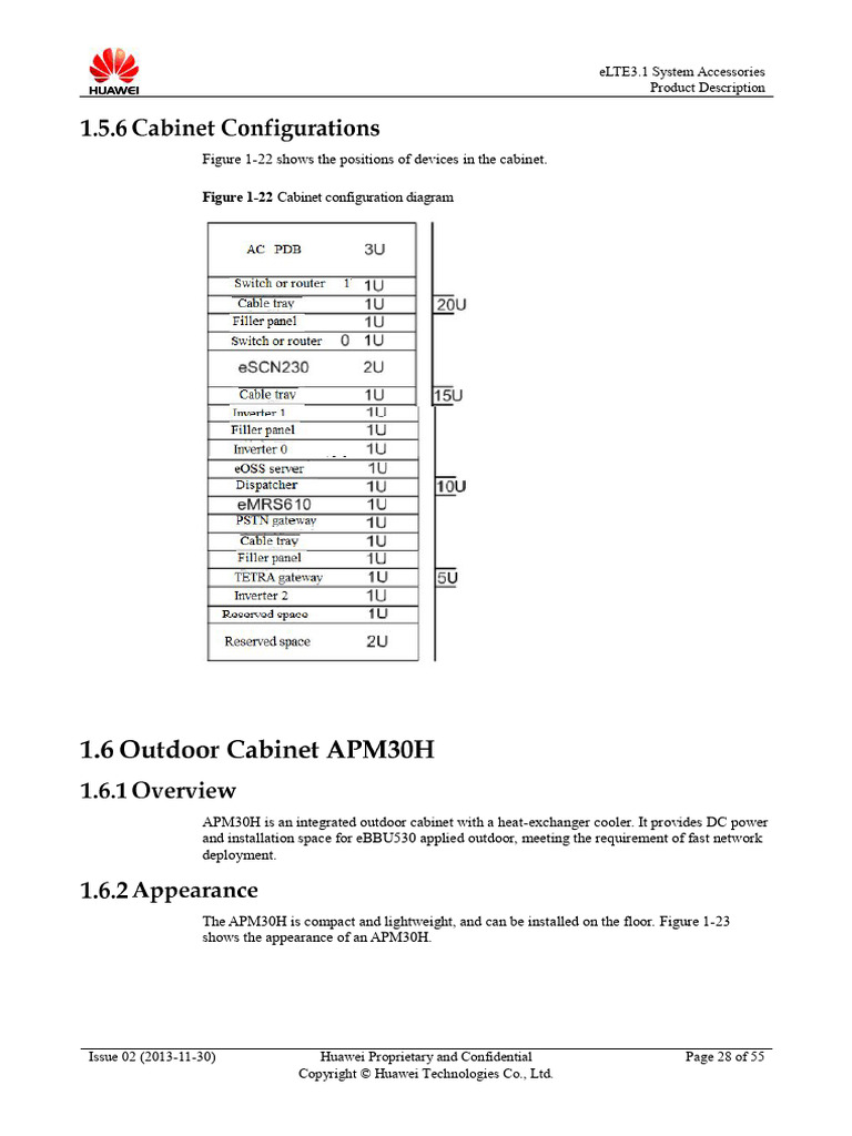 3736 Rack 07u Huawei Apm30h | PDF | Power Supply | Electrical Engineering