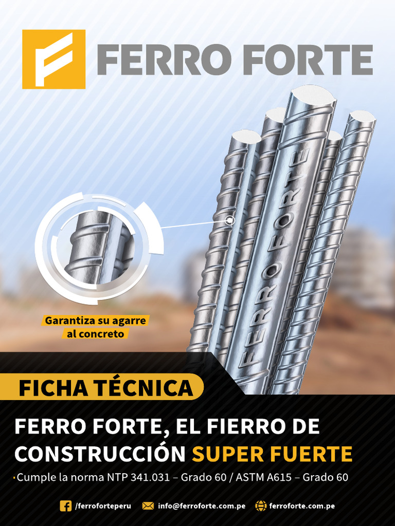 Ficha Técnica Ferro Forte | PDF