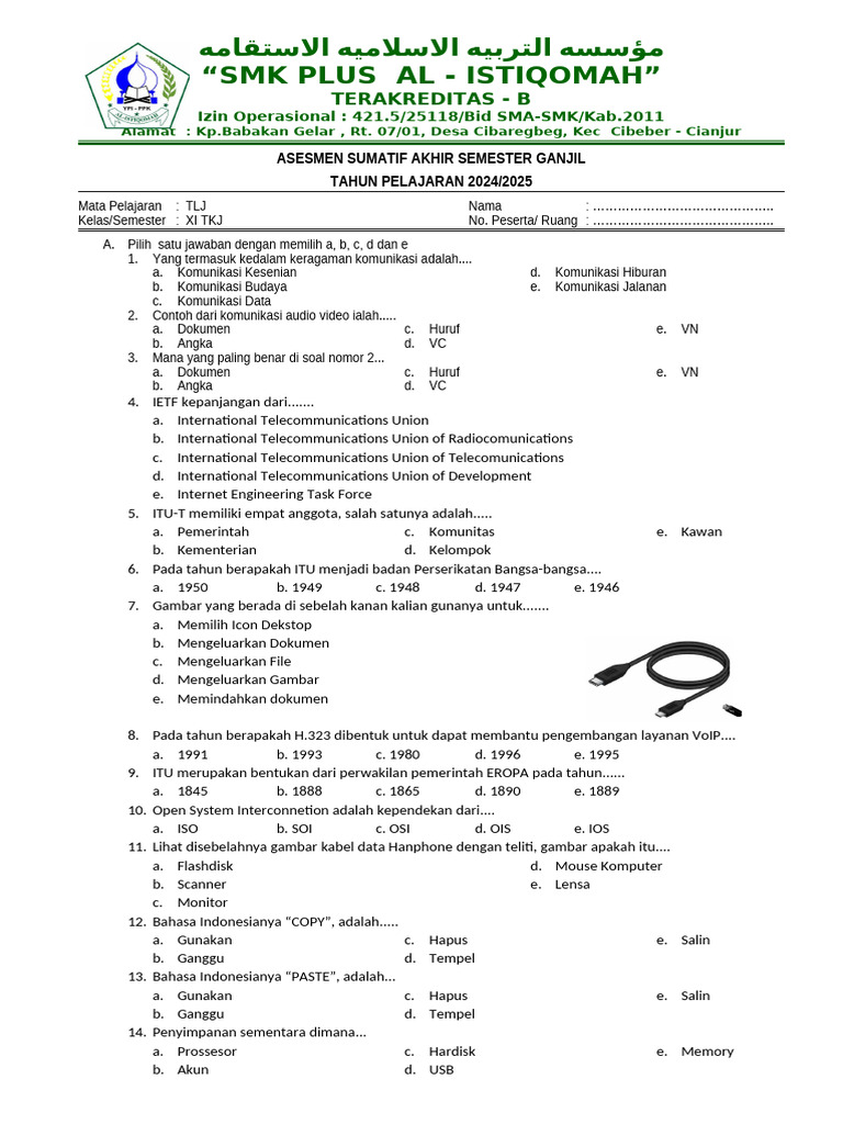 TLJ Xi TKJ 2024 | PDF