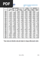 Rate Sheet | PDF | Exchange Rate | Money