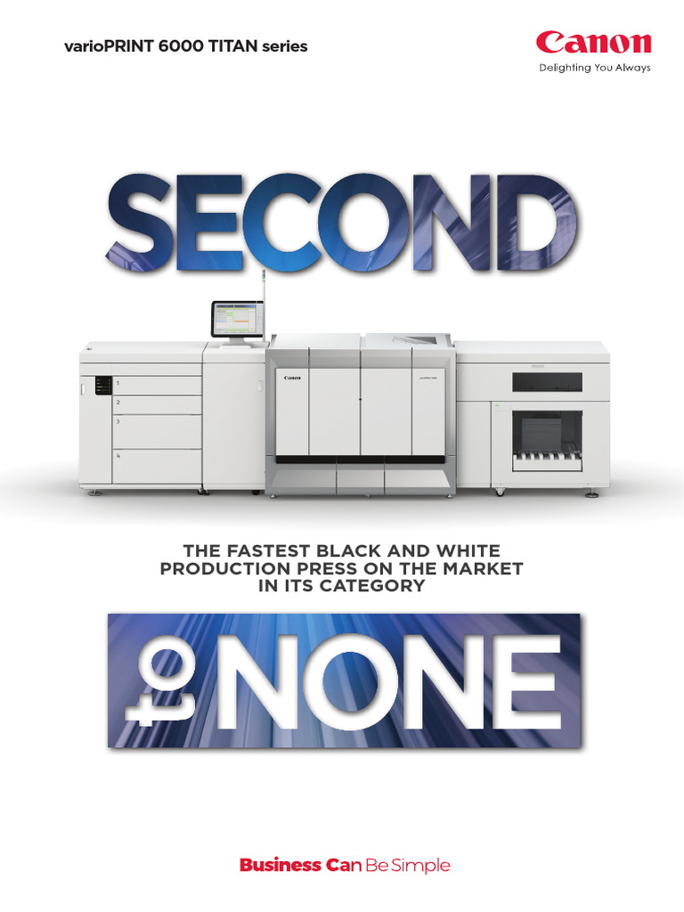 varioPRINT 6000 TITAN Brochure 12pp Print | PDF | Paper | Printer (Computing)
