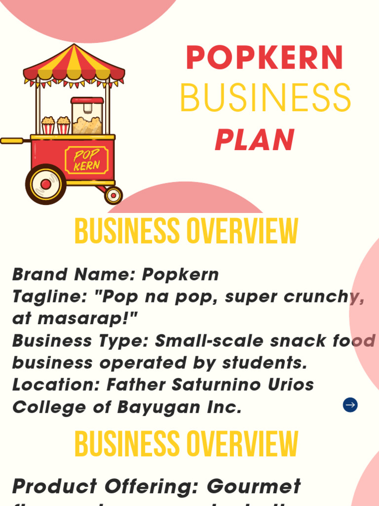 Business Plan | PDF | Popcorn | Marketing
