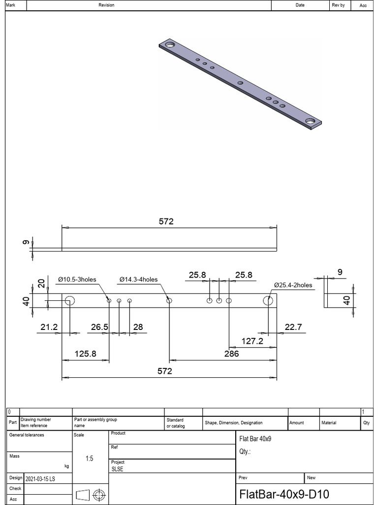 FlatBar 40x9 D10 | PDF