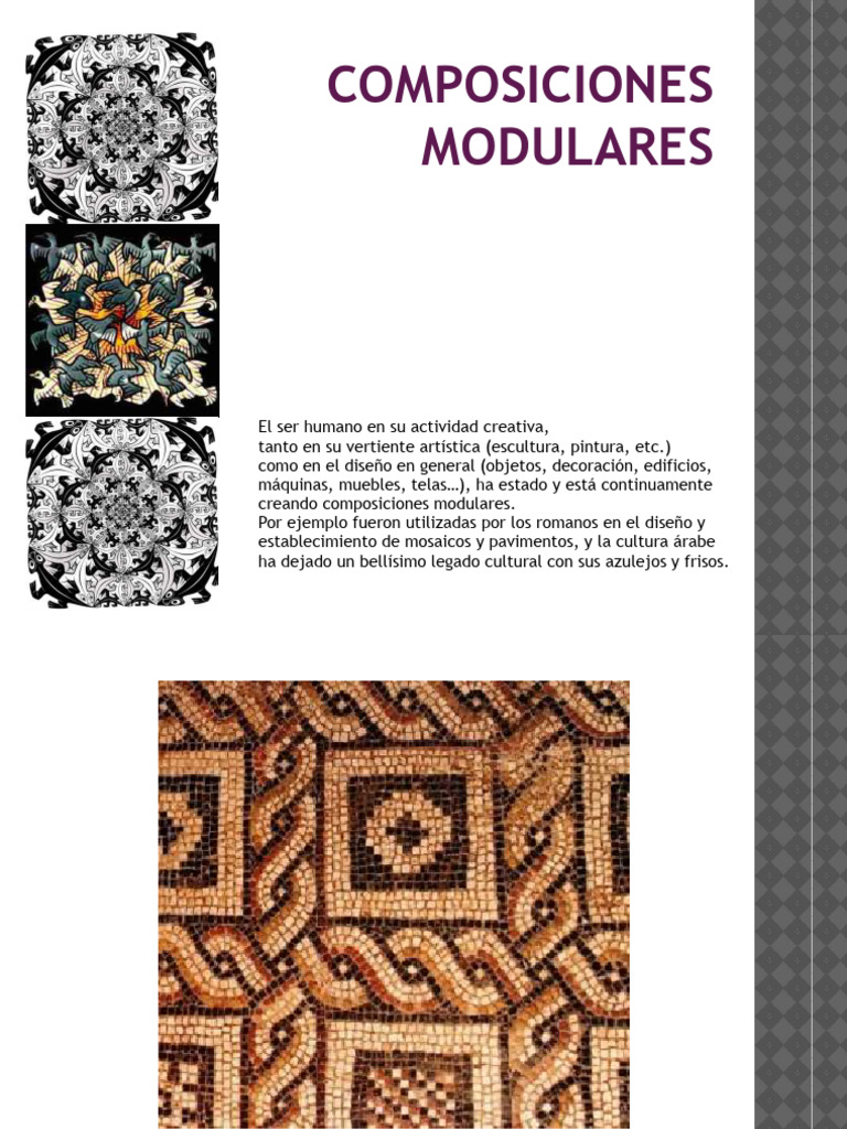 Composiciones Modulares en Arte y Diseño | PDF | Geometría euclidiana
