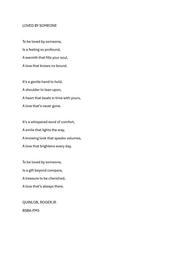 Roger Poem | PDF