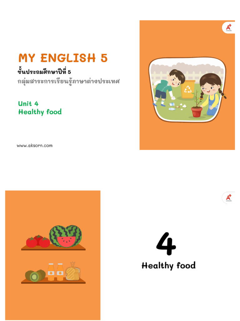 Unit4 Healthy Food ป.5 | PDF