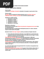 Class 12 Human Capital Formation | PDF | Human Capital | Capital ...