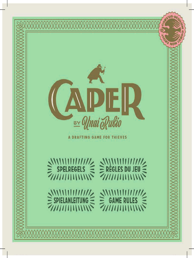 Caper Rulebook LR | PDF
