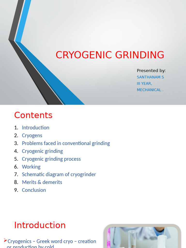 Cryogenic Grinding Fin | PDF | Cryogenics | Materials