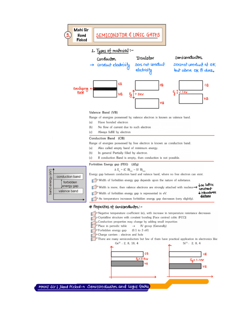 09 - Semi-Conductors and Logic Gates - 231218 - 164847 | PDF ...
