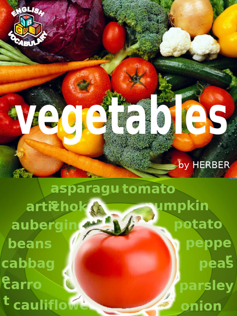 Vegetable Vocabulary Learning Game | PDF | Fruit Vegetables | Vegetables