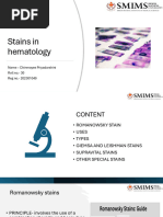 Supravital Staining | PDF | Staining | Histology