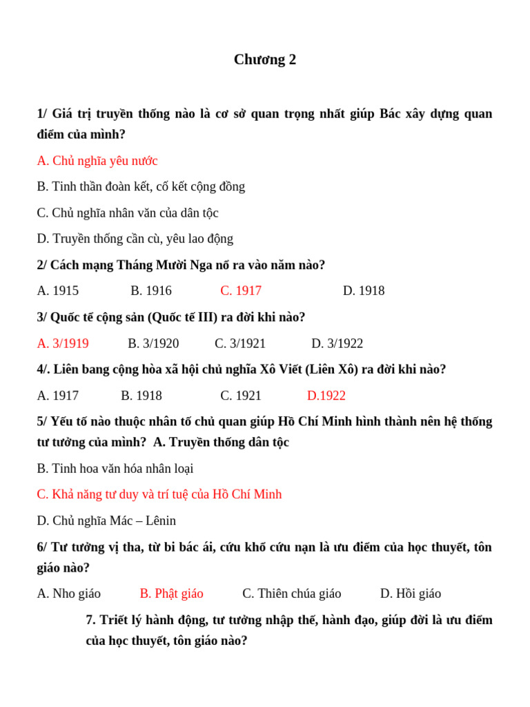 T NG H P Chương 2,3 TTHCM | PDF