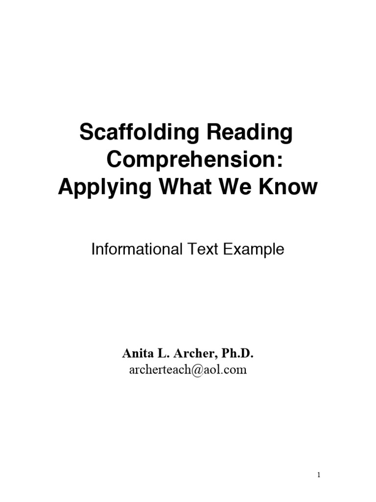 Elementary Comprehension Example 2011 | PDF | Reading Comprehension ...