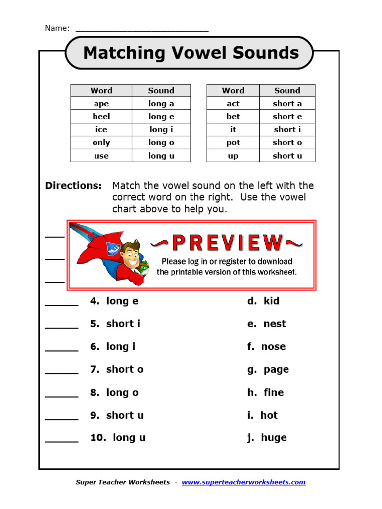 matching-vowel-sounds | PDF
