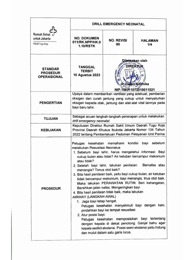 Spo Drill Emergency | PDF