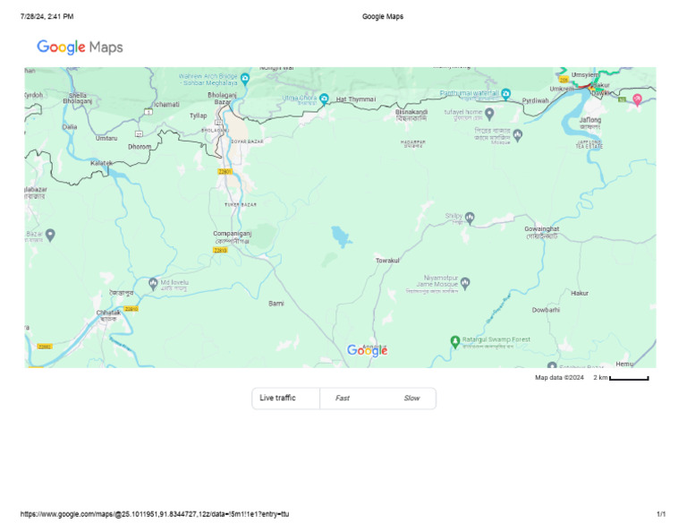 Google Maps Sylhet | PDF