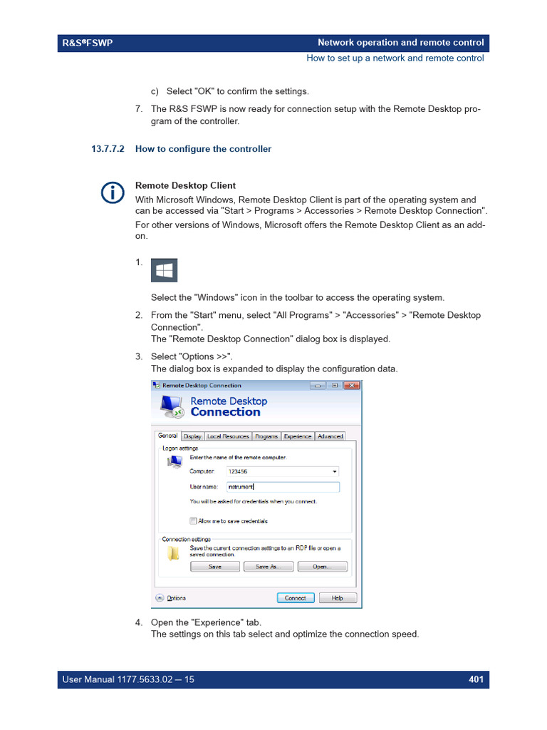 1 FSWP UserManual en 15 (401-697) (1-200) | PDF | Remote Desktop Services | Window (Computing)