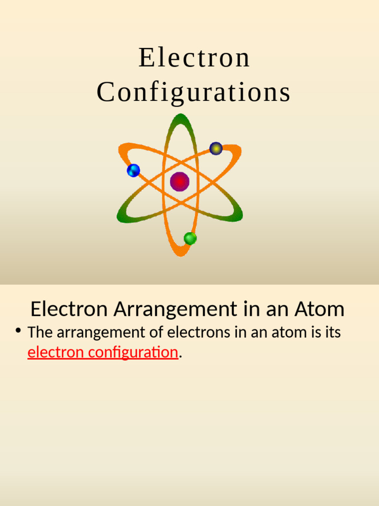 Final Electron Config | PDF | Valence (Chemistry) | Atomic Orbital