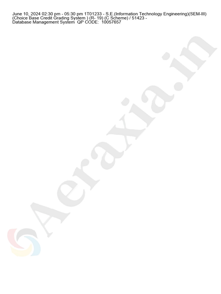 Dbms - It - Sem 3 - Pyq 2024 May To 2022 Dec - Aeraxia - in | PDF | Databases | Relational Database
