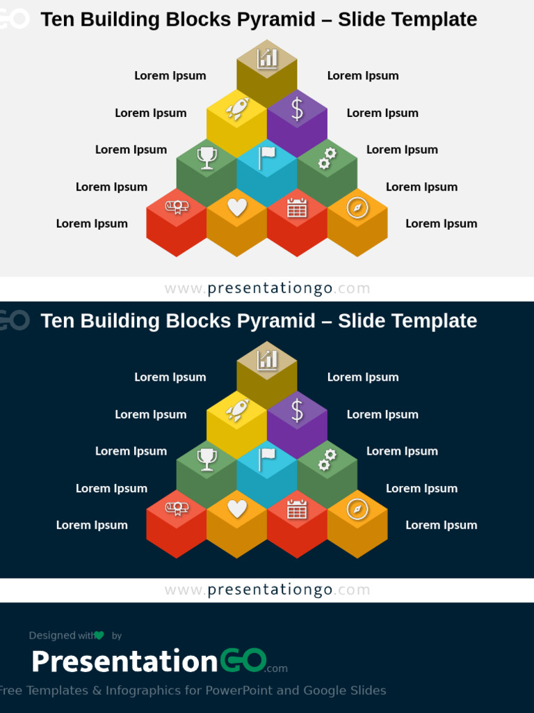 2 1911 Ten Building Blocks Pyramid PGO 16 - 9 | PDF | Art