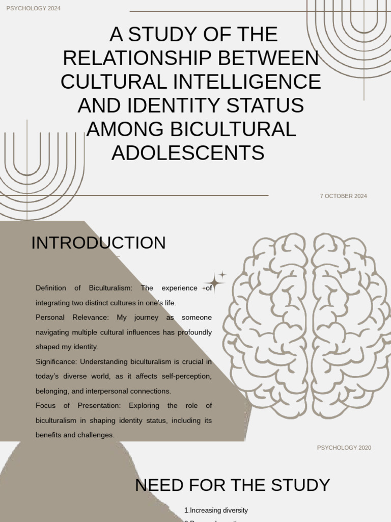 The Role of Biculturalism in Identity Status | PDF | Identity (Social ...