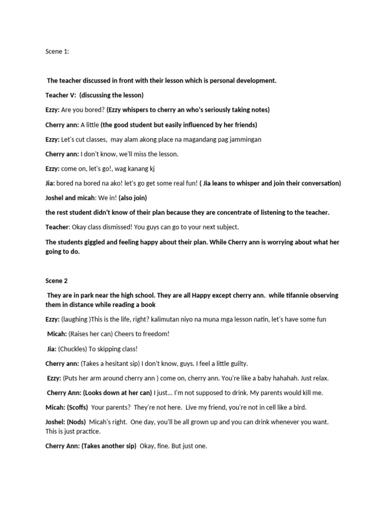 Scene 1 | PDF | Language Arts & Discipline