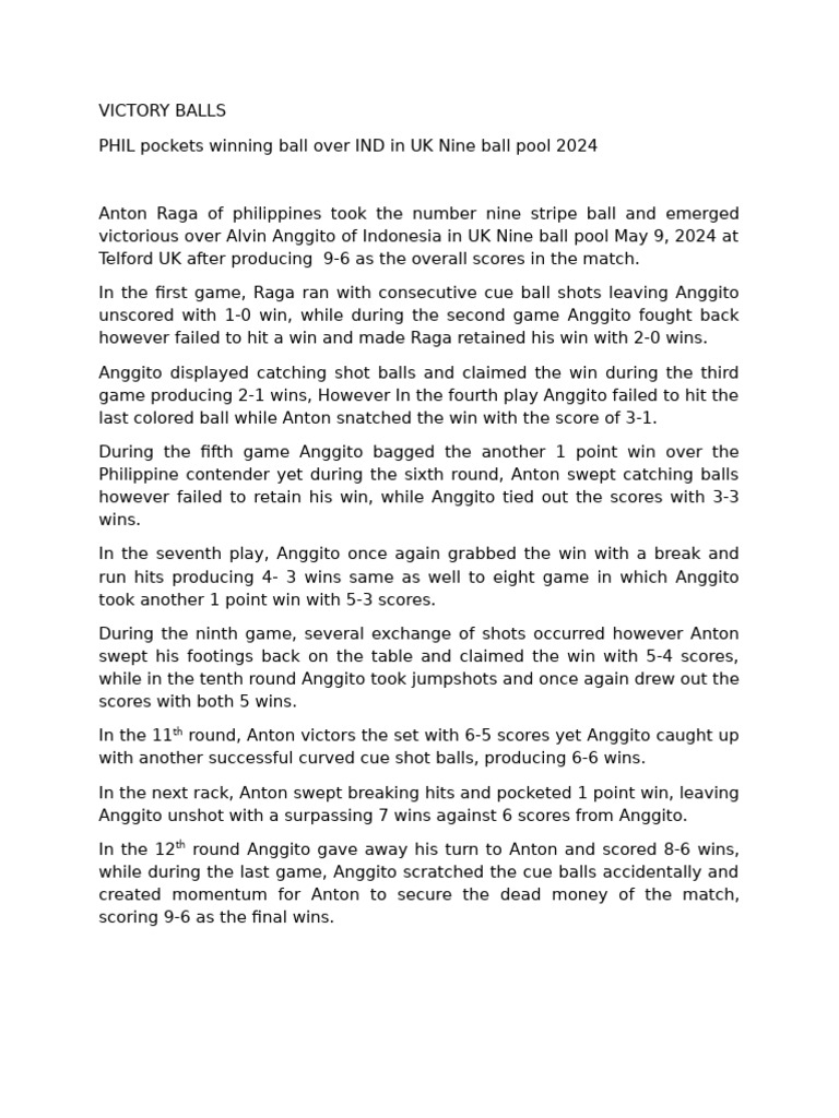 Sports Article 30 | PDF