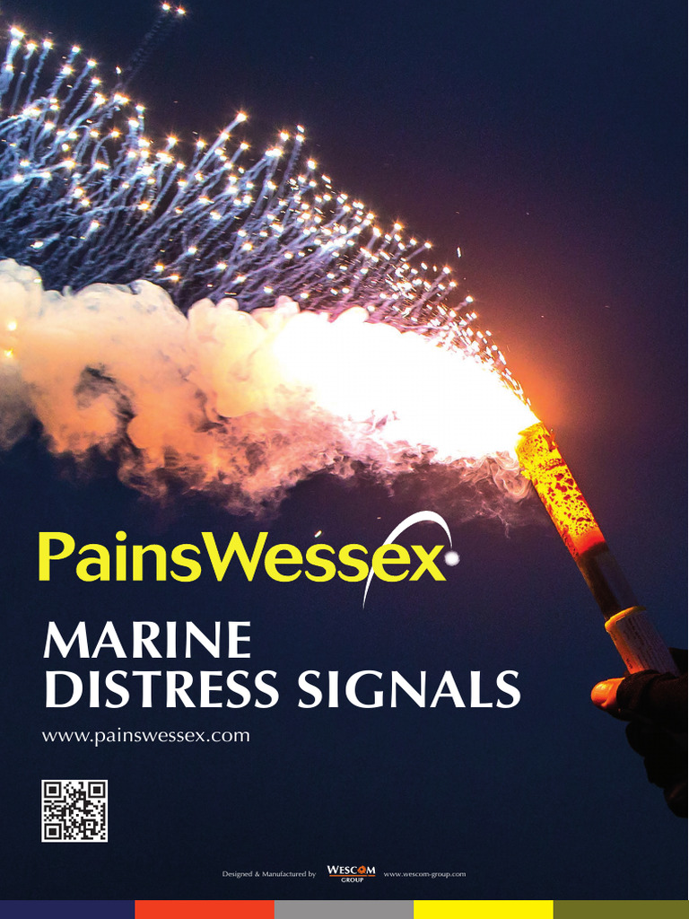Pains Wessex Marine Distress Signals Guide | PDF | Dangerous Goods | Rocket