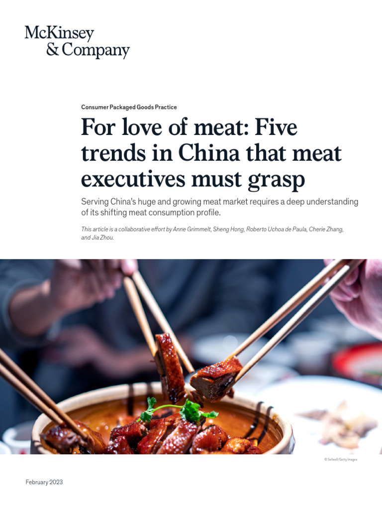 For Love of Meat Five Trends in China That Meat Executives Must Grasp ...