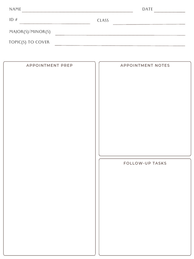 Updated Appointment Sheet | PDF