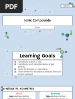 Ionic Compounds (With Matchmaker Game) | PDF | Ion | Valence (Chemistry)