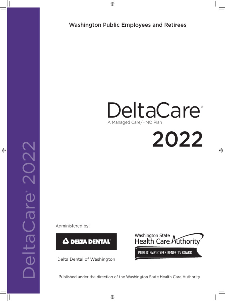 PEBB - State DeltaCare 2022 | PDF | Dentures | Health Care
