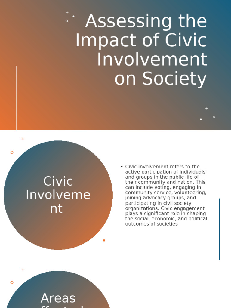Assessing The Impact of Civic Engagement | PDF | Civic Engagement ...