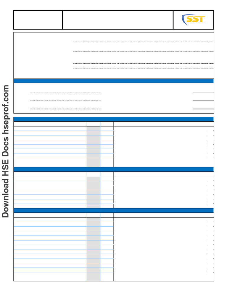Confined Space Rescue Plan - Reason For Entry | PDF | Personal ...