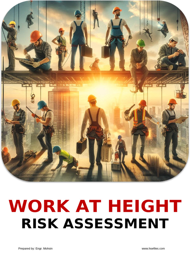 Work at Height Risk Assessment | PDF | Personal Protective Equipment | Risk