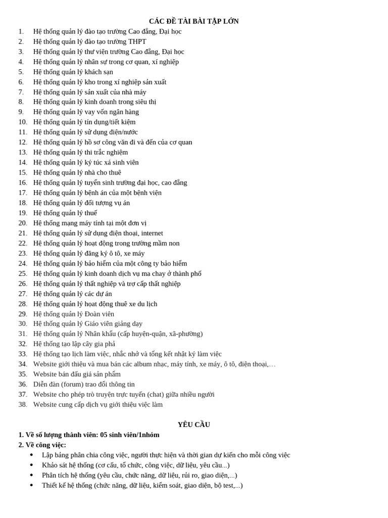 3de Bai Tap Lon | PDF