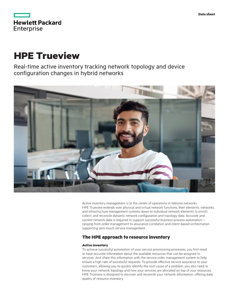 HPE Trueview-4aa4-3937enw | PDF | Computer Network | Operating System