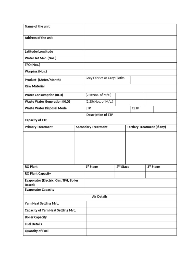 Water Jet Application Req | PDF
